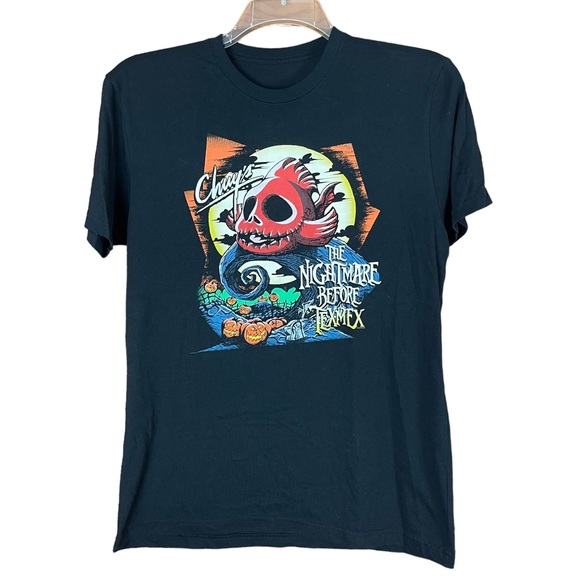 Tops | Chuys Halloween The Nightmare Before Christmas Texmex Shirt Size ...